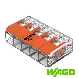 Varžtų pasaulis: Jungtis universali 5-laidų 32A/450V 0,2-4 mm2, WAGO [vnt.]